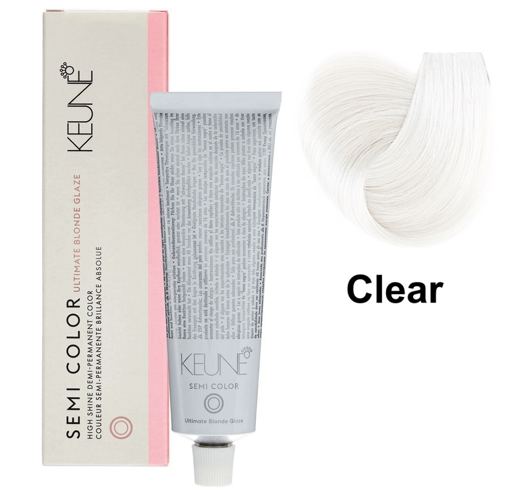 Keune Semi Color Ultimate Blonde Glaze Clear + Activator - Body e Beauty