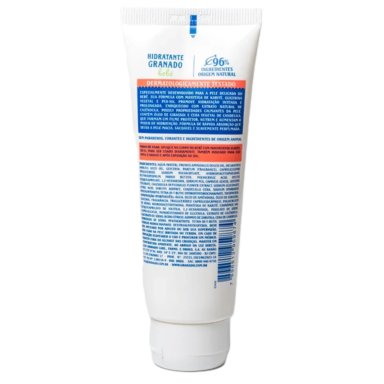 Granado Hidratante Suave para Bebê Calêndula 120ml - Body e Beauty