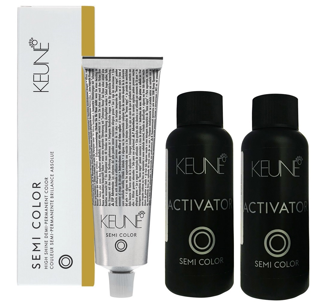 Tinta Keune Semi Color 6.37 Louro Esc Espresso + 2 Activator - Body e ...