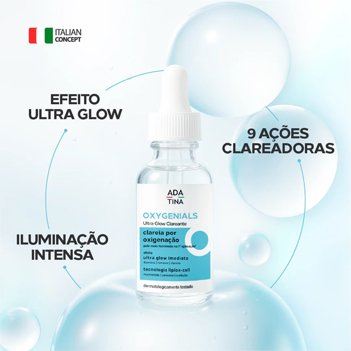 Ada Tina Oxygenials Ultra Glow Clareante 30ml - Body e Beauty