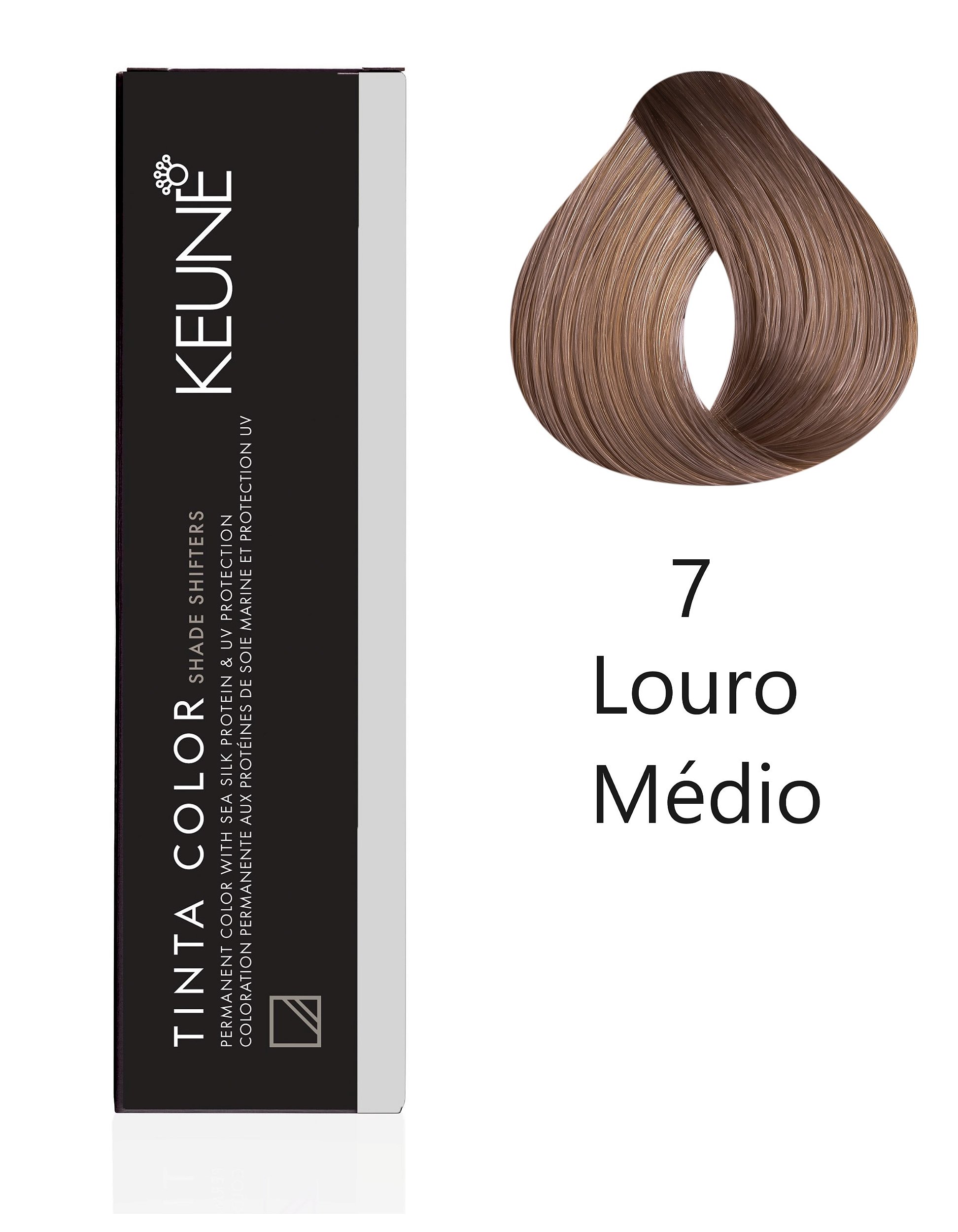 Keune Tinta Color 7 Louro Médio 60ml - Body e Beauty