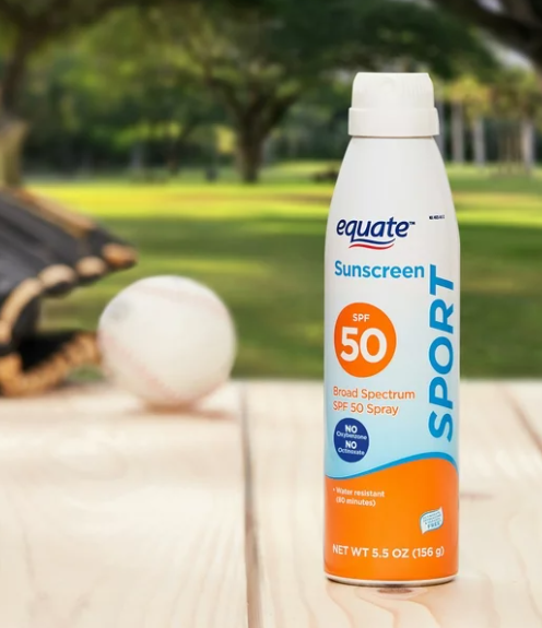Protetor Solar Spray para Esportes, FPS 50, 156g, Equate - MAGAM