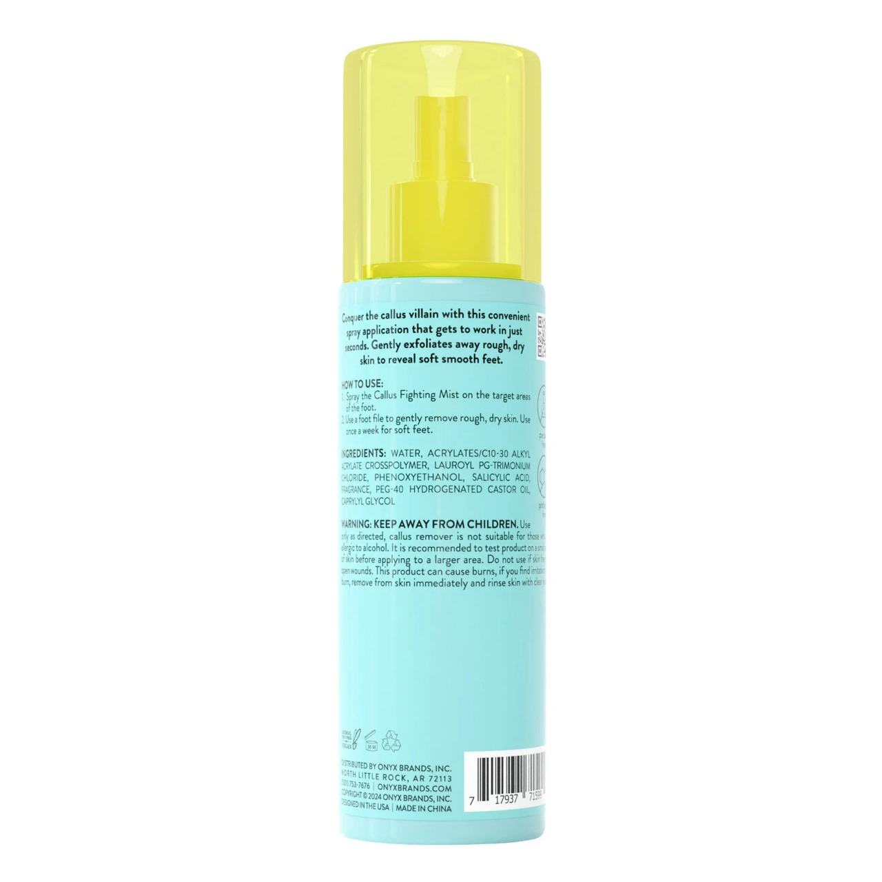 Spray Removedor de Calos, Callus Hero, 200 mL, Onyx Professional - MAGAM