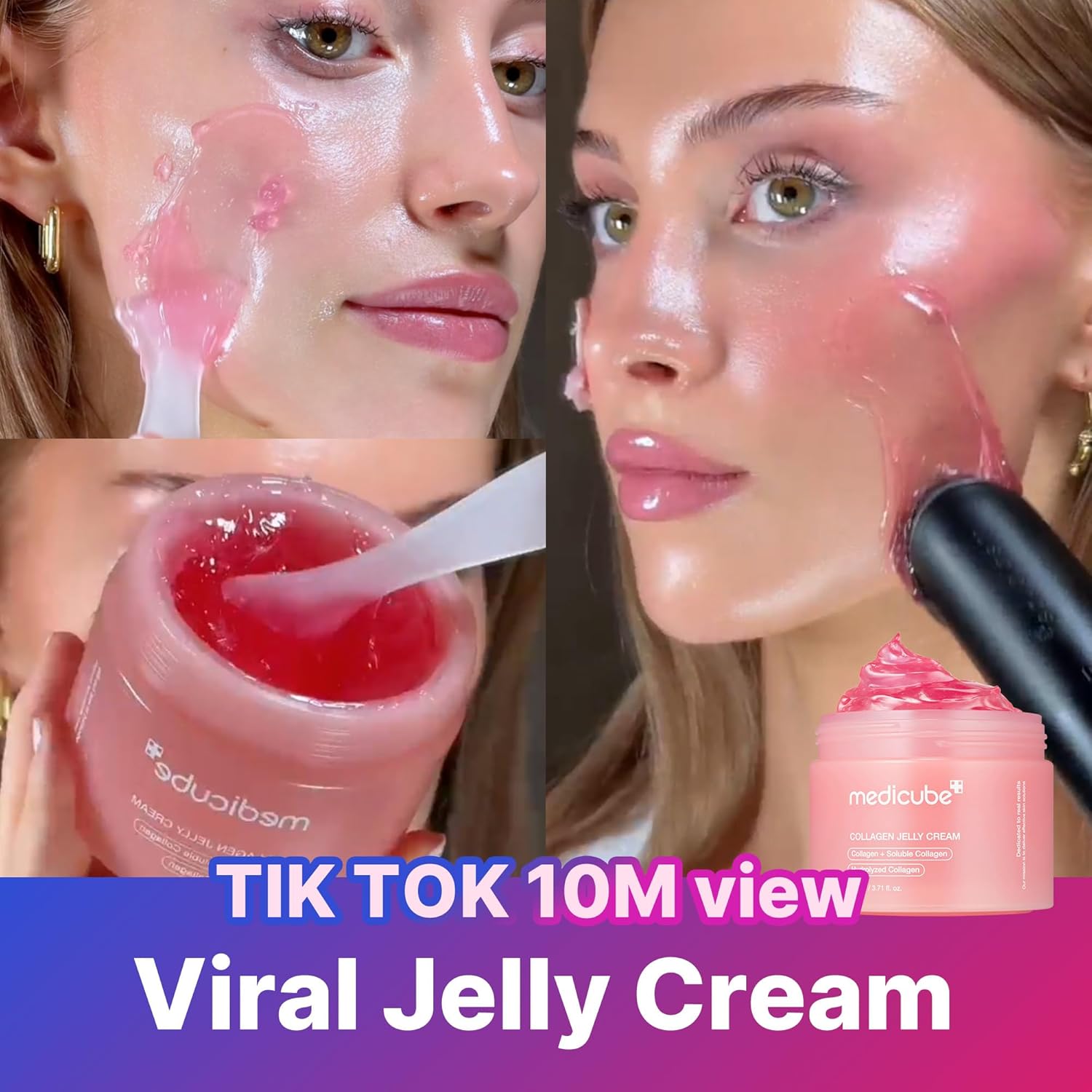 Creme Facial Firmador e Hidratante, Collagen Jelly Cream, 110mL ...
