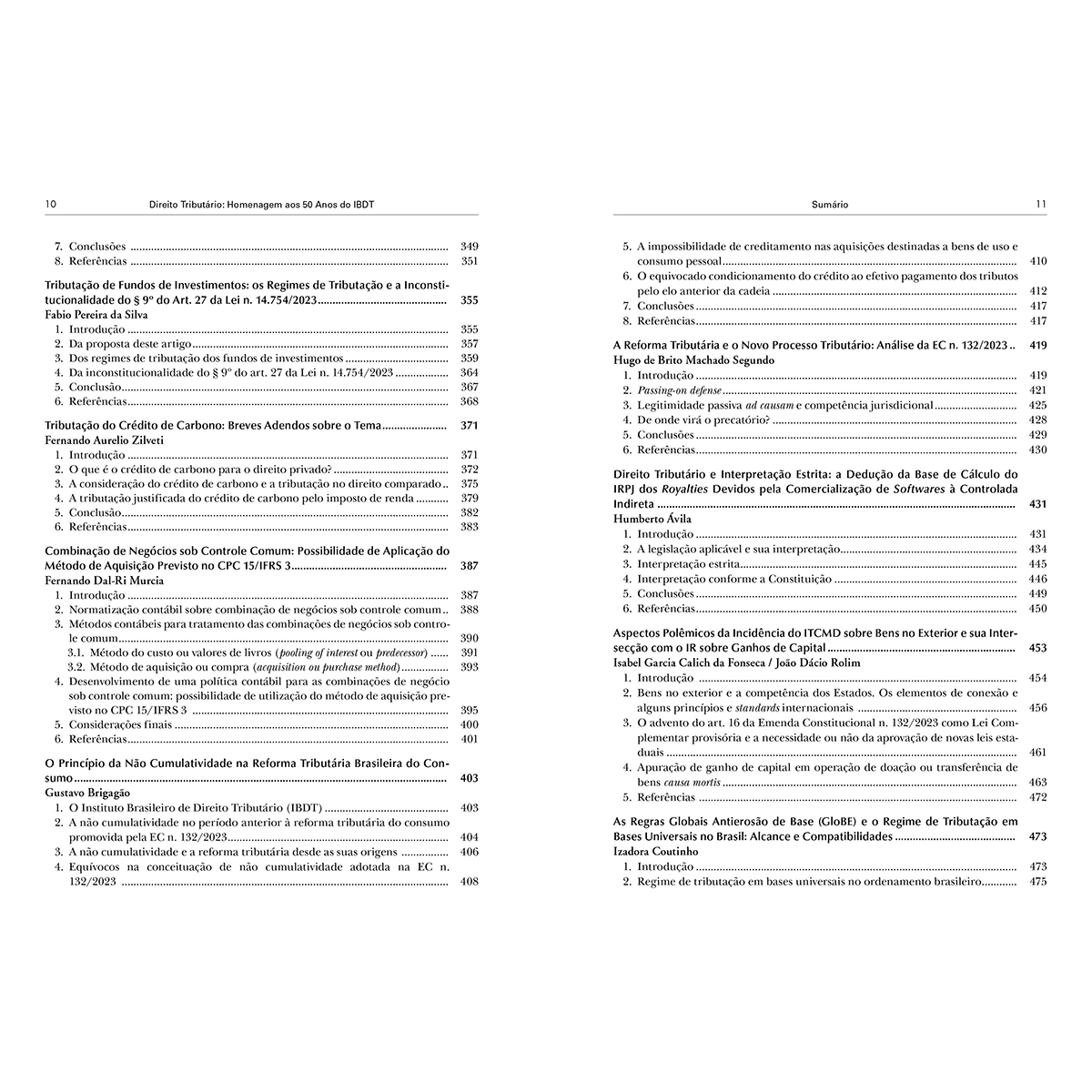 DIREITO TRIBUTÁRIO: Homenagem aos 50 Anos do IBDT - NSM Editora e Livraria