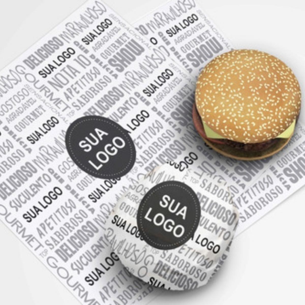 Papel Acoplado Personalizado 30x38cm Para Lanche - 5.000un - Anders ...