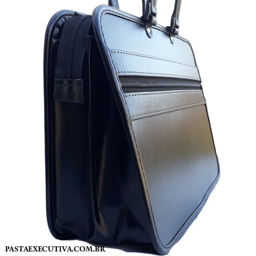 Pasta Social Bolsa Masculina Executiva com Zíper David Alexandrino ...