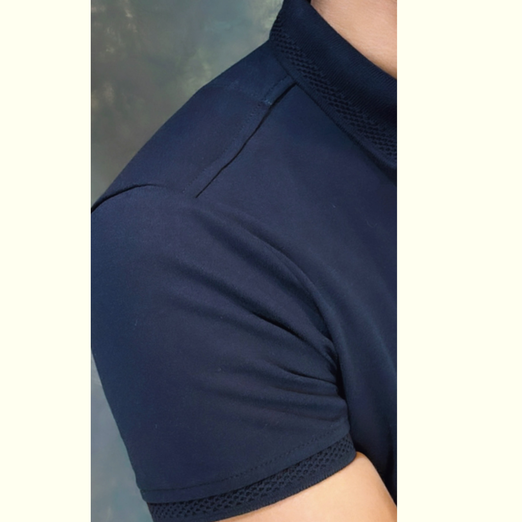 Camisa Polo Ziper Black - LOJA JR STORE