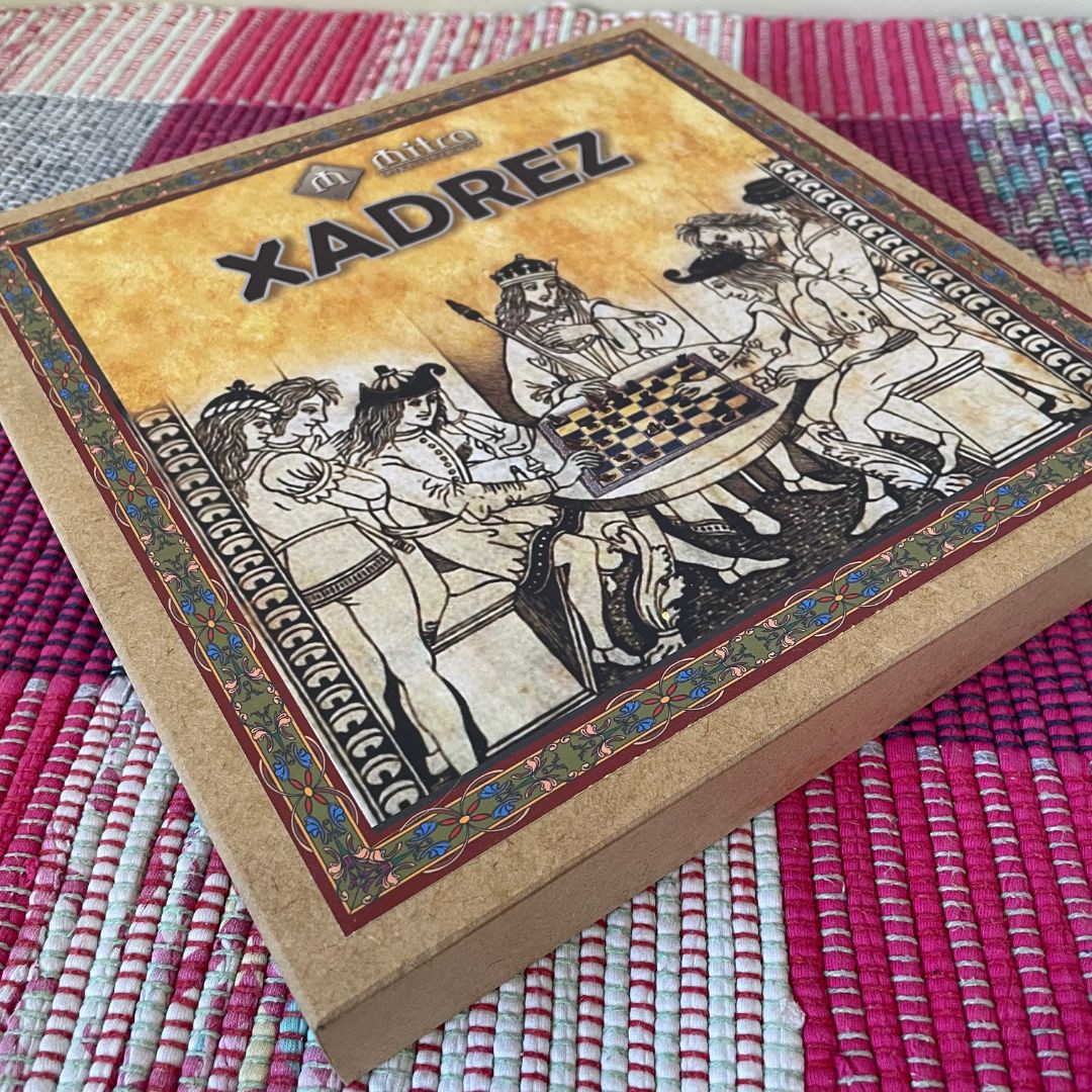 Jogo de Tabuleiro - Jogo Mini Xadrez - Ioiô de Pano Brinquedos Educativos