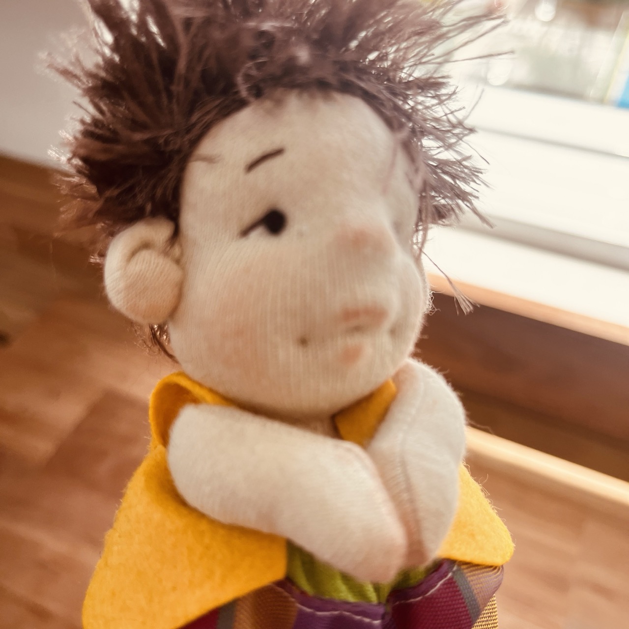 Boneco de Pano Imantado Minidolls Beto - Ioiô de Pano Brinquedos Educativos