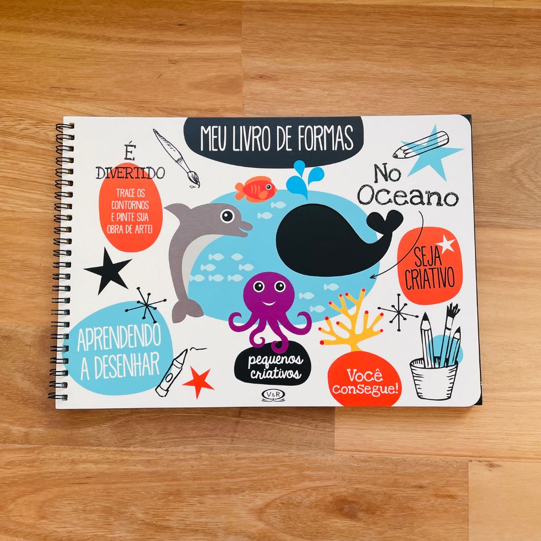 Meu Livro de Formas: No Oceano - Livro Infantil VR Editora - Ioiô de ...