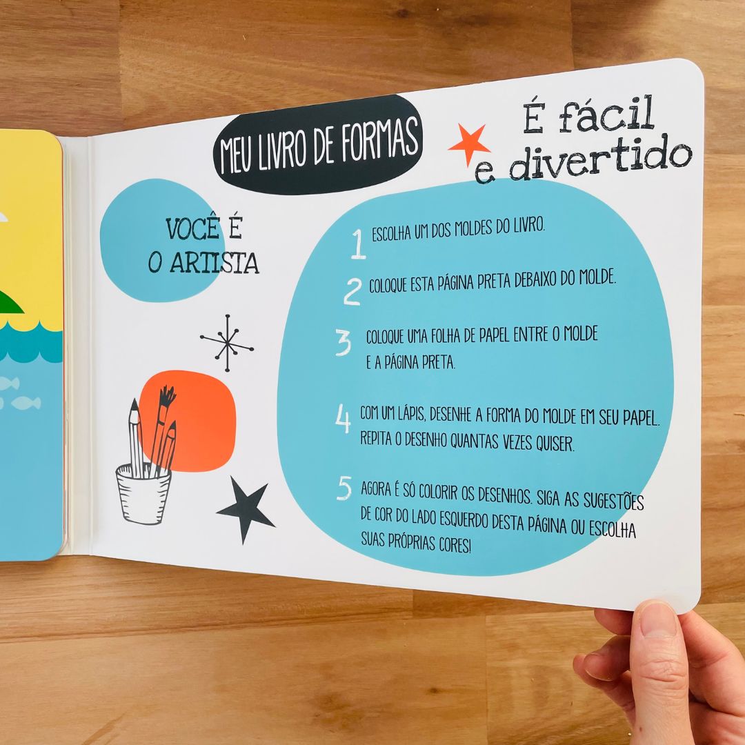 Meu Livro de Formas: No Oceano - Livro Infantil VR Editora - Ioiô de ...