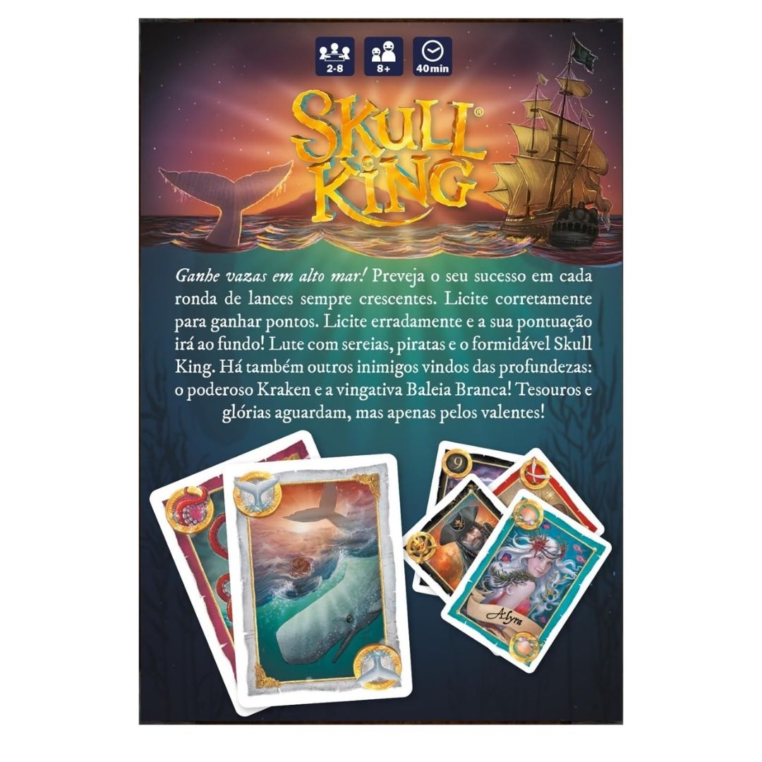 Skull King - Jogo de Tabuleiro Devir - Ioiô de Pano Brinquedos Educativos