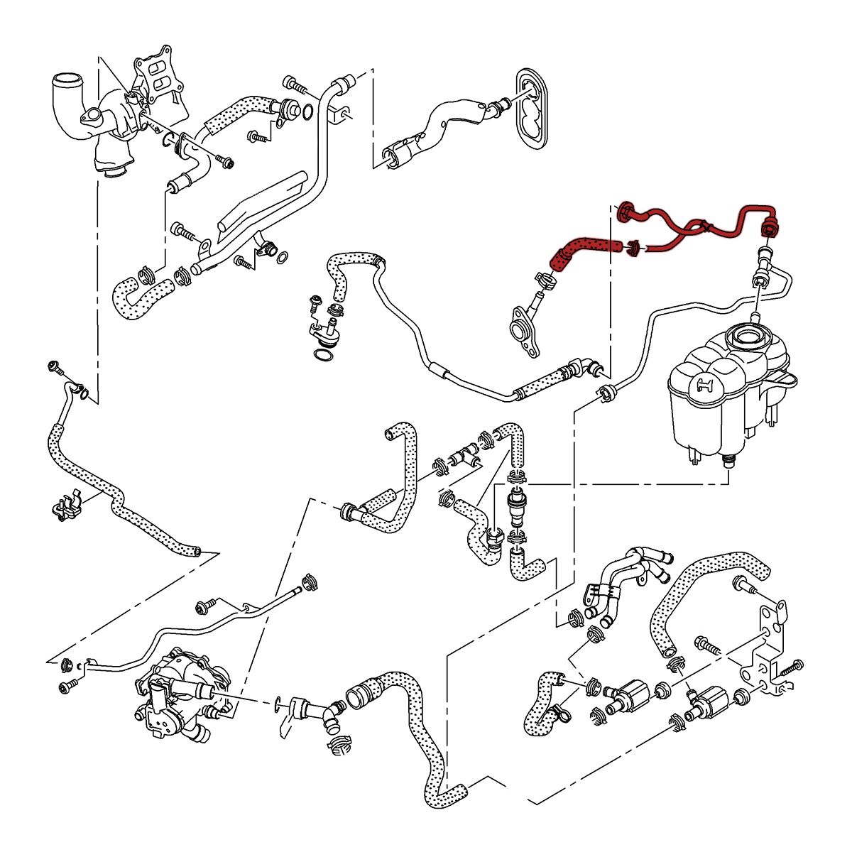 Mangueira Tubo Superior Reservatório De Água Audi A4 A5 2.0 2017 ...