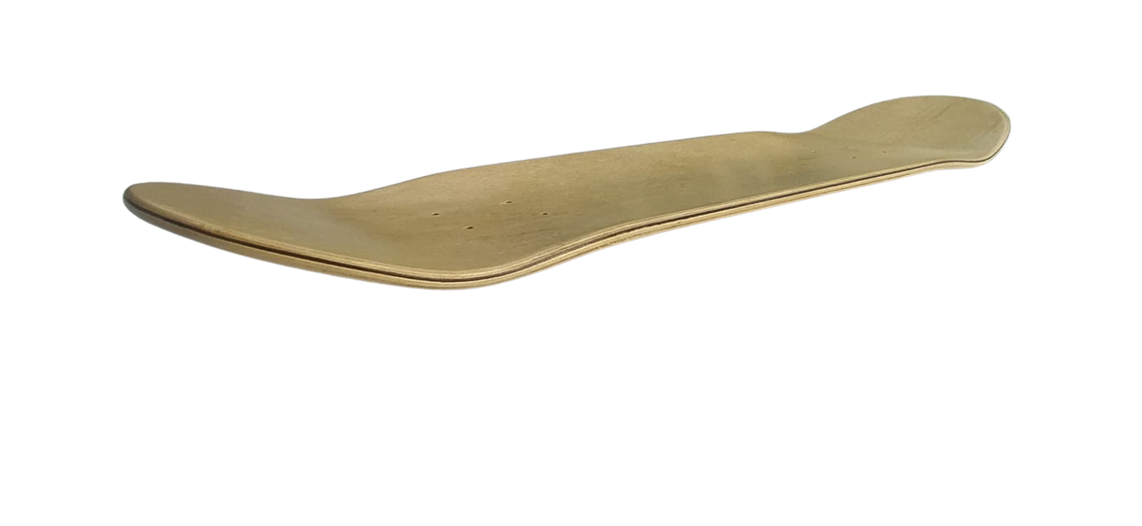 shape de skate profissional marfim- natural liso - Street Skateboard