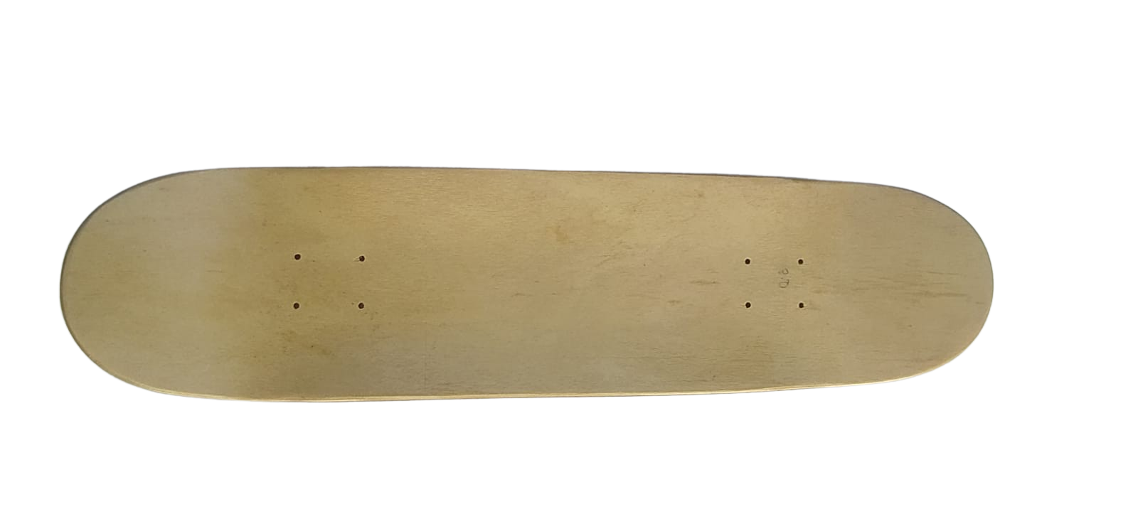shape de skate profissional marfim- natural liso - Street Skateboard