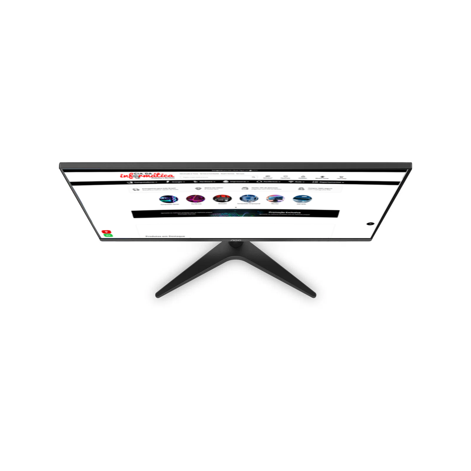 Monitor AOC LED 27' Full HD 1080P 75hz Preto Bivolt Adaptive Sync e ...