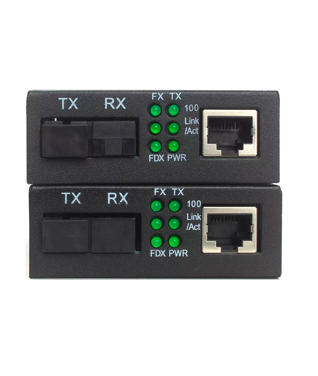 Conversor De Midia Fibra CFO-NK1000 5KM Gigabit Par Wdm 10/100/1000 ...