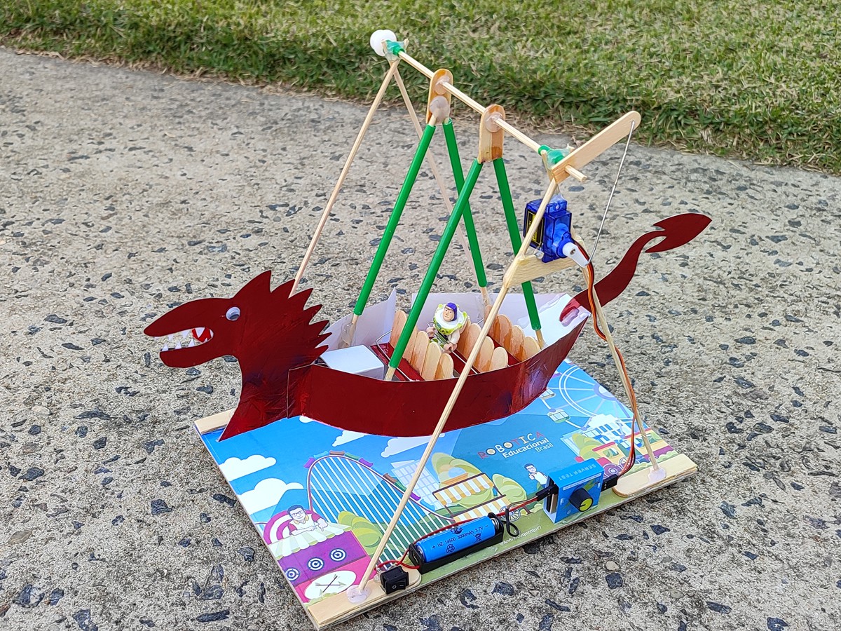 Barco viking, parque de diversões sustentável - Robótica Educacional ...