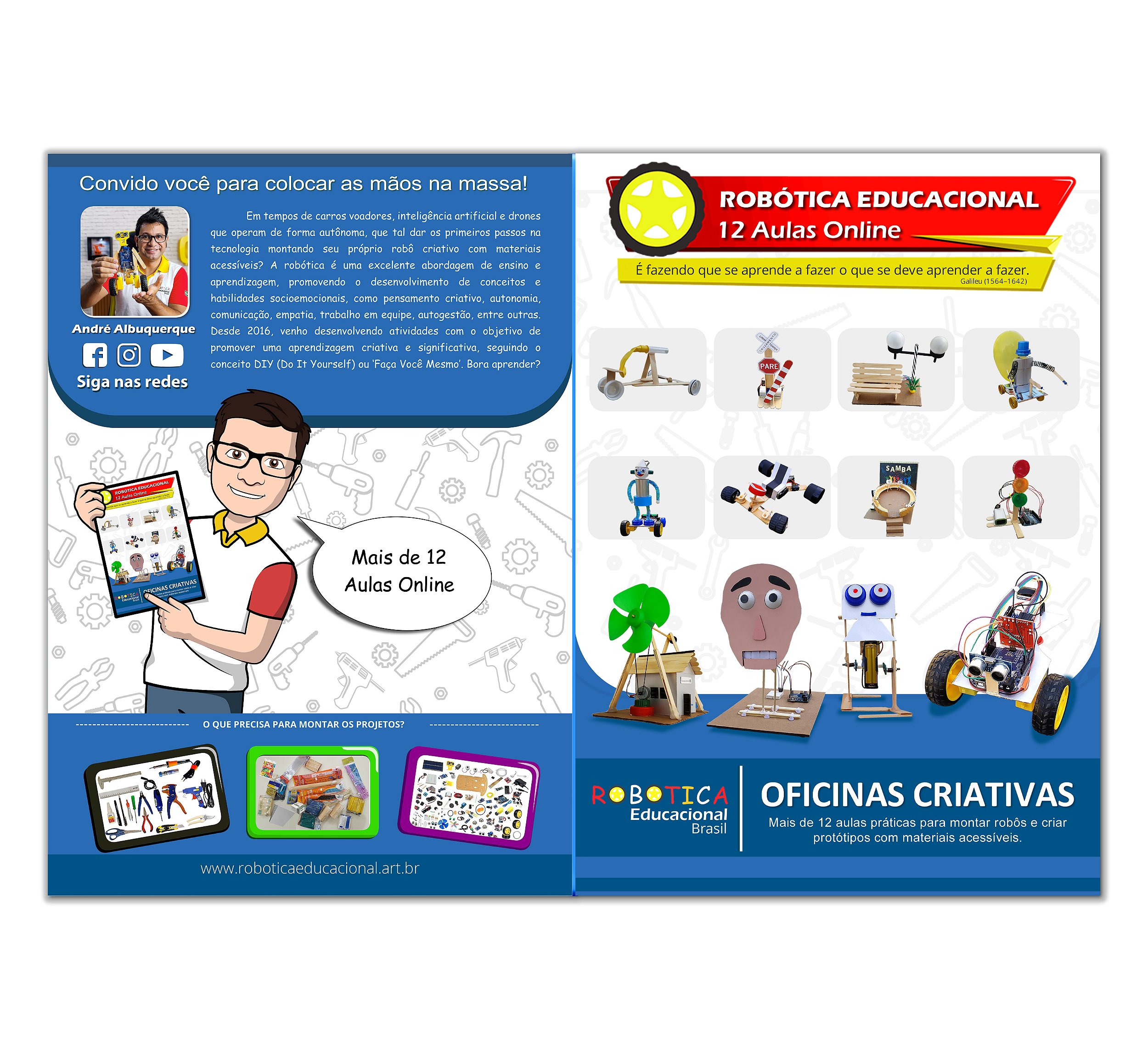 Kit Arduino G20 de Robótica Educacional DIY - Robótica Educacional ...