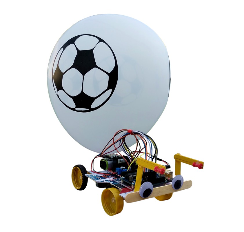 Robô Fura Balões com Bluetooth - Kit Robótica com Arduino - Robótica ...