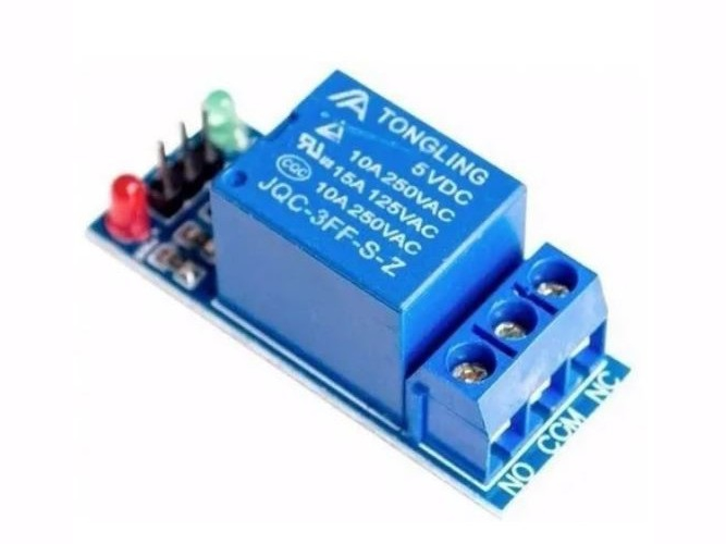 Módulo Relé 1 Canal Led Indicador para Arduino Pic 5V 10A - Robótica ...