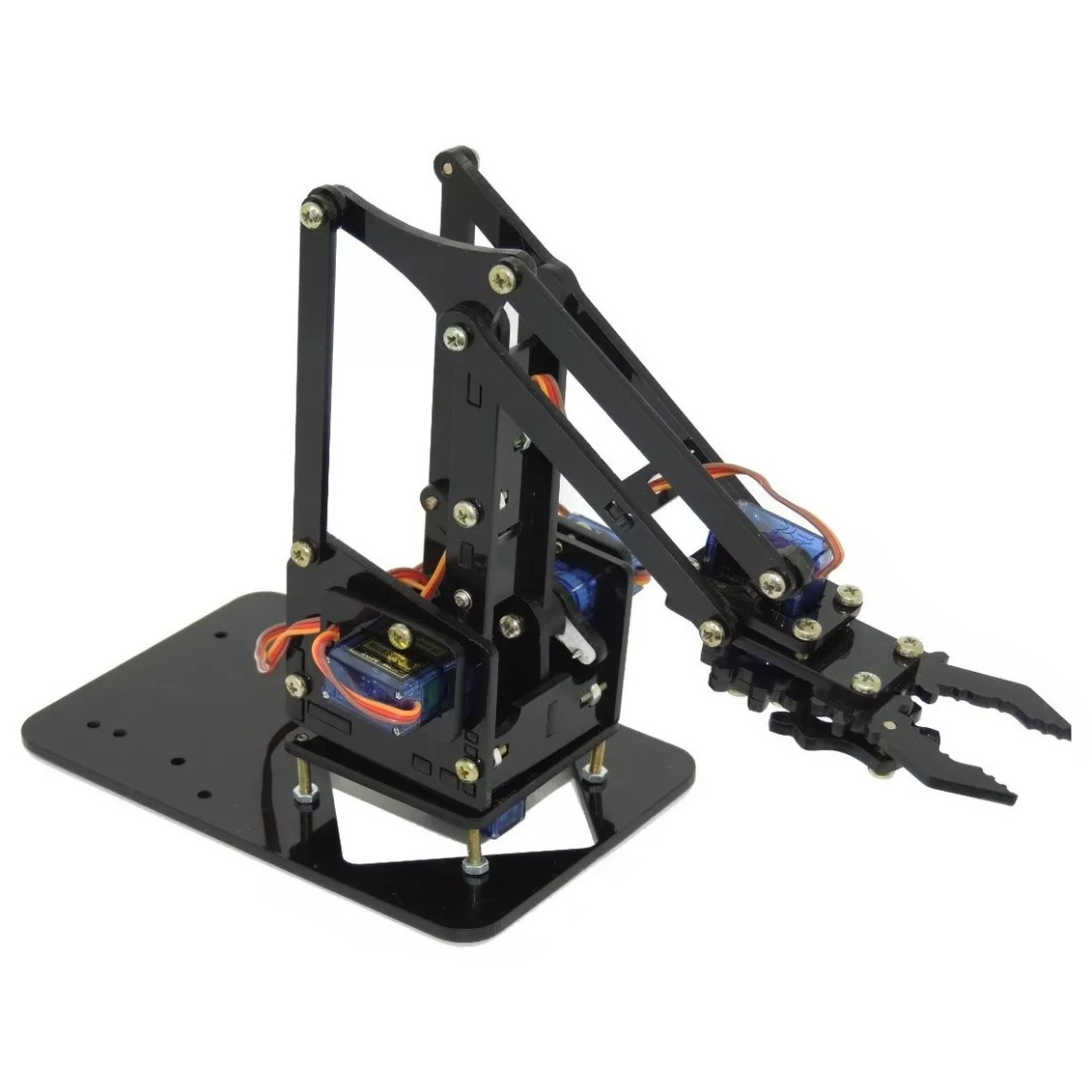 Braço com garra robótica para automação com Arduino ou Micrcontrolador ...