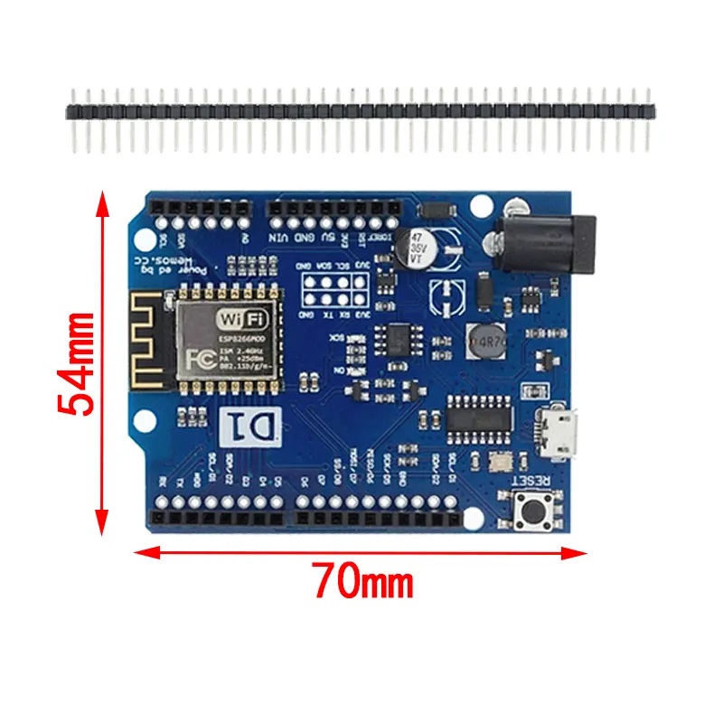 Placa Wifi Wemos D1 R2 Nodemcu Esp8266 Compatível Com Arduino
