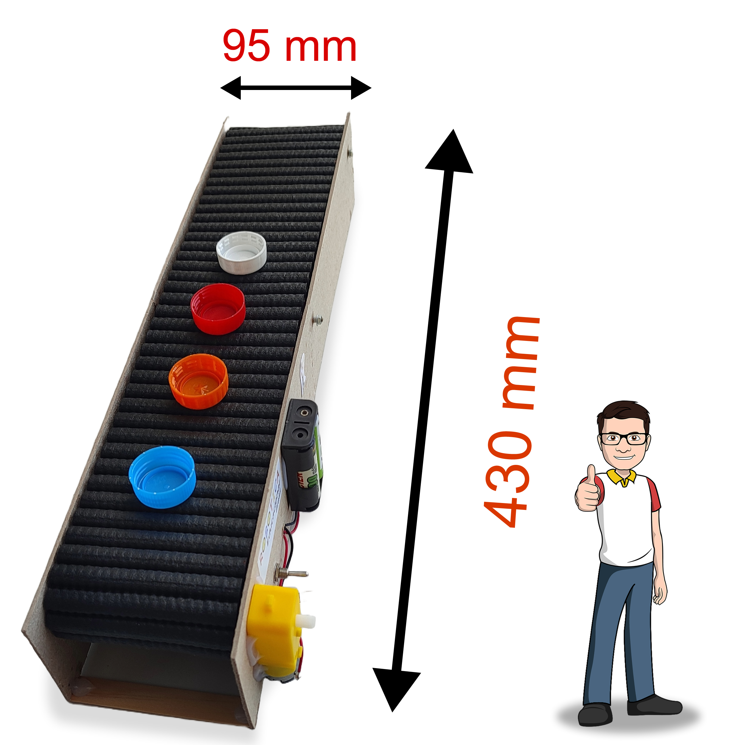 Mini Esteira Industrial DIY - Kit Robótica Educação Maker - Robótica ...