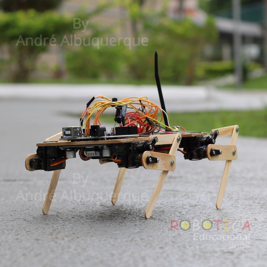 Robodog STEAM – Robô Quadrúpede Educacional com Arduino - Robótica ...