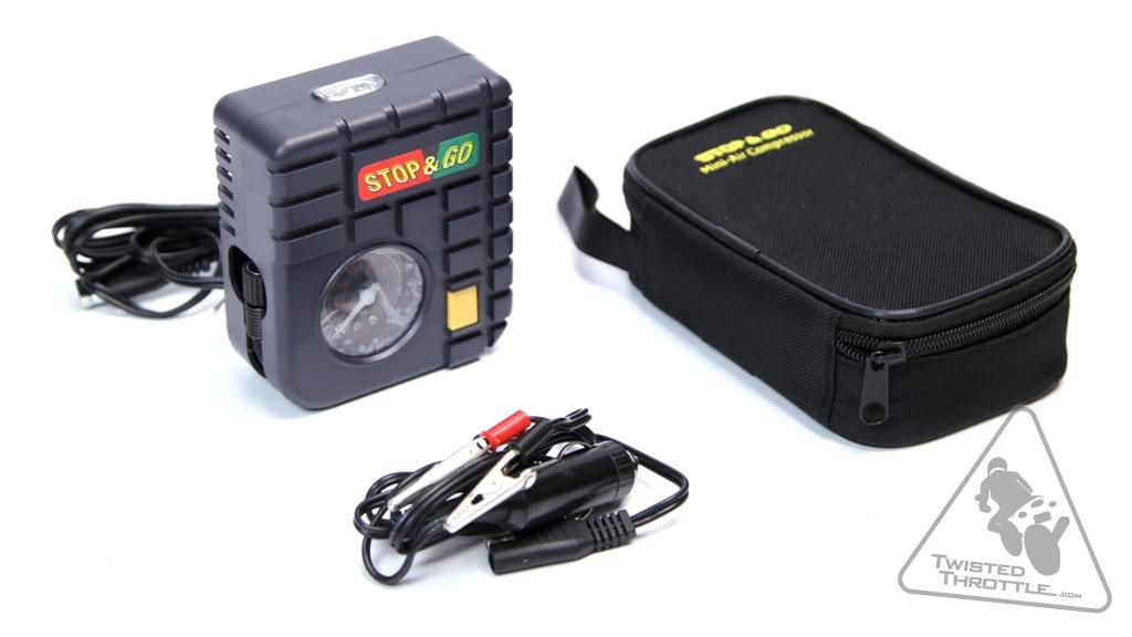 Mini Compressor 12v para Motos - Stop & Go - Compacto Baixa Amperagem ...