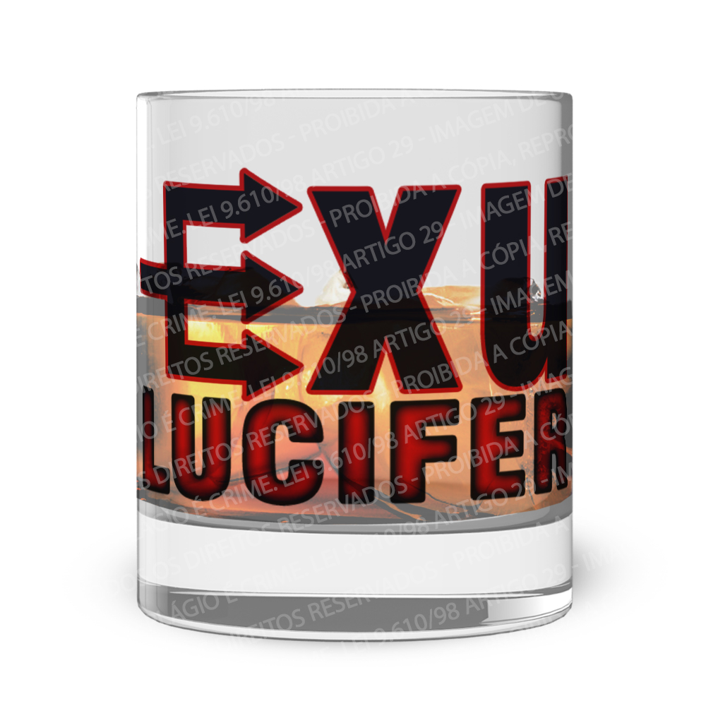 Copo Personalizado Exu Lucifer - Umbanda - Umbanda No Peito