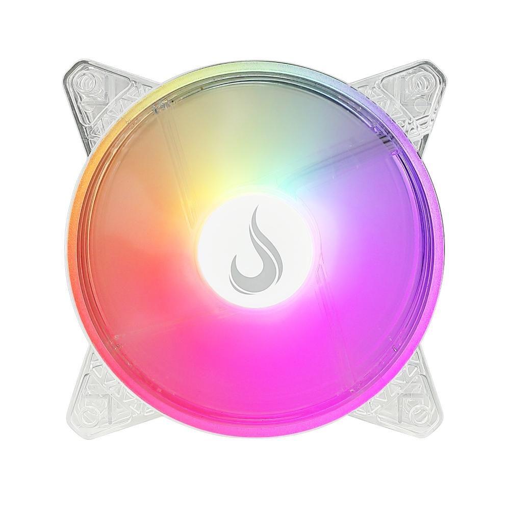 Kit 5 Cooler Fan Rise Mode Crystal Sound 120mm ARGB Transparente - RM ...