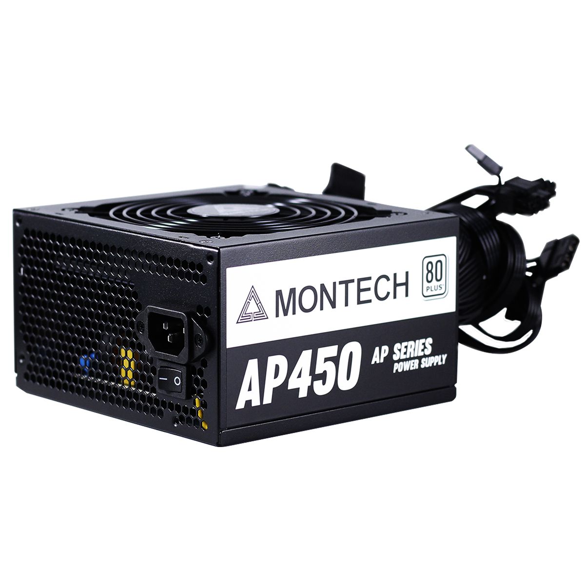 Fonte Montech 450W 80 Plus White PFC Ativo - AP450 - Level Prime