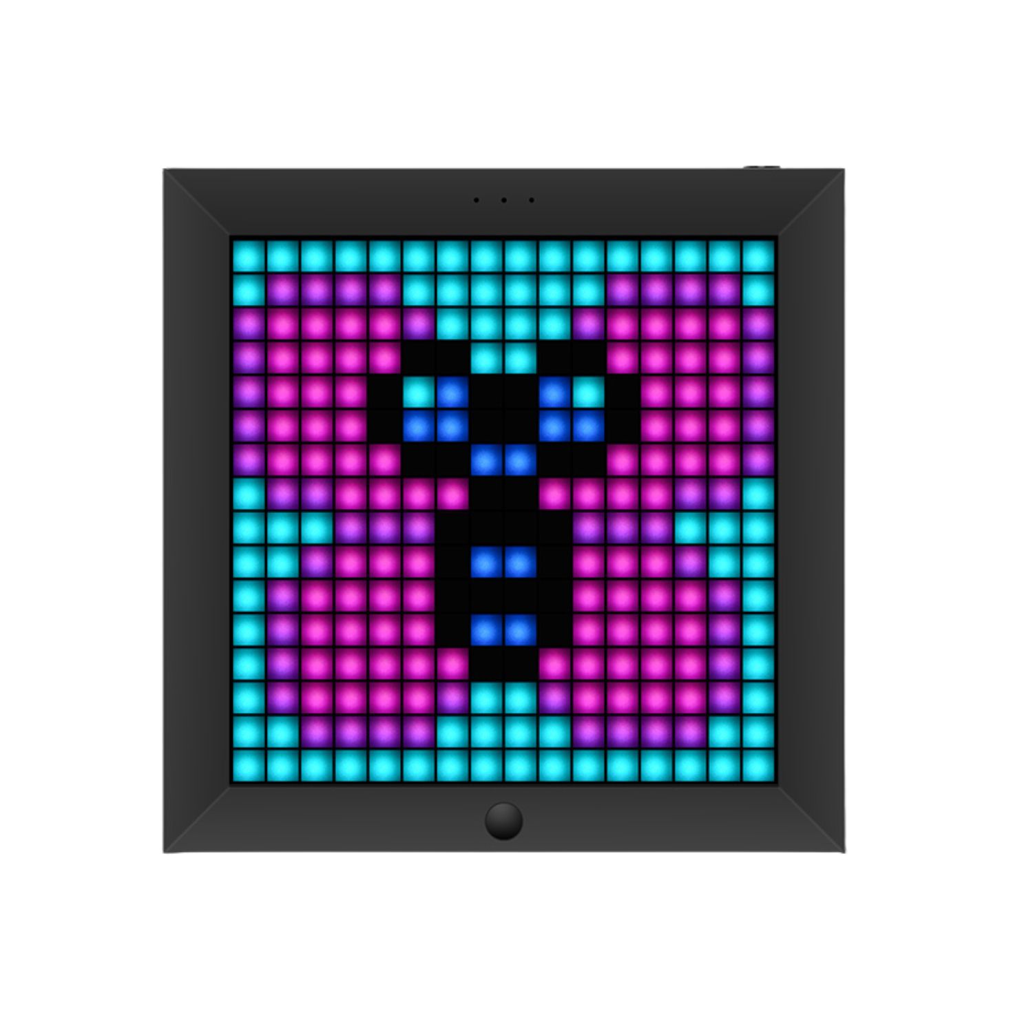 Painel Digital Divoom Arte De Pixel Led RGB BT 5.0 - Pixoo Preto ...