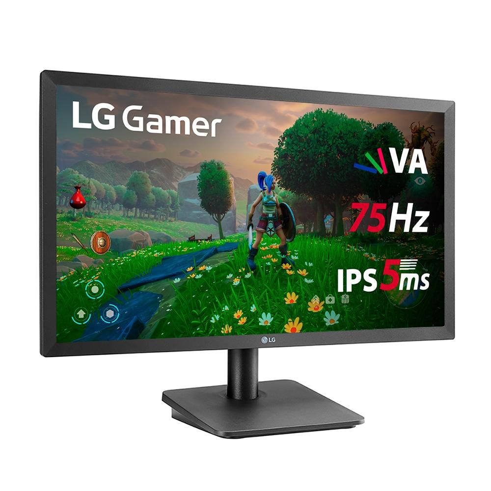 Monitor Gamer LG 21,5" Full HD LED 75hz FreeSync 5ms HDMI VA - 22MP410-B - Level Prime