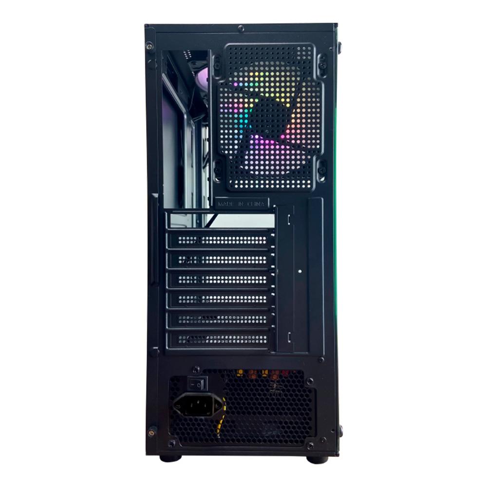 Gabinete Gamer Hayom 3 Fans S/Fonte MidTower ATX Vidro Temperado Preto ...