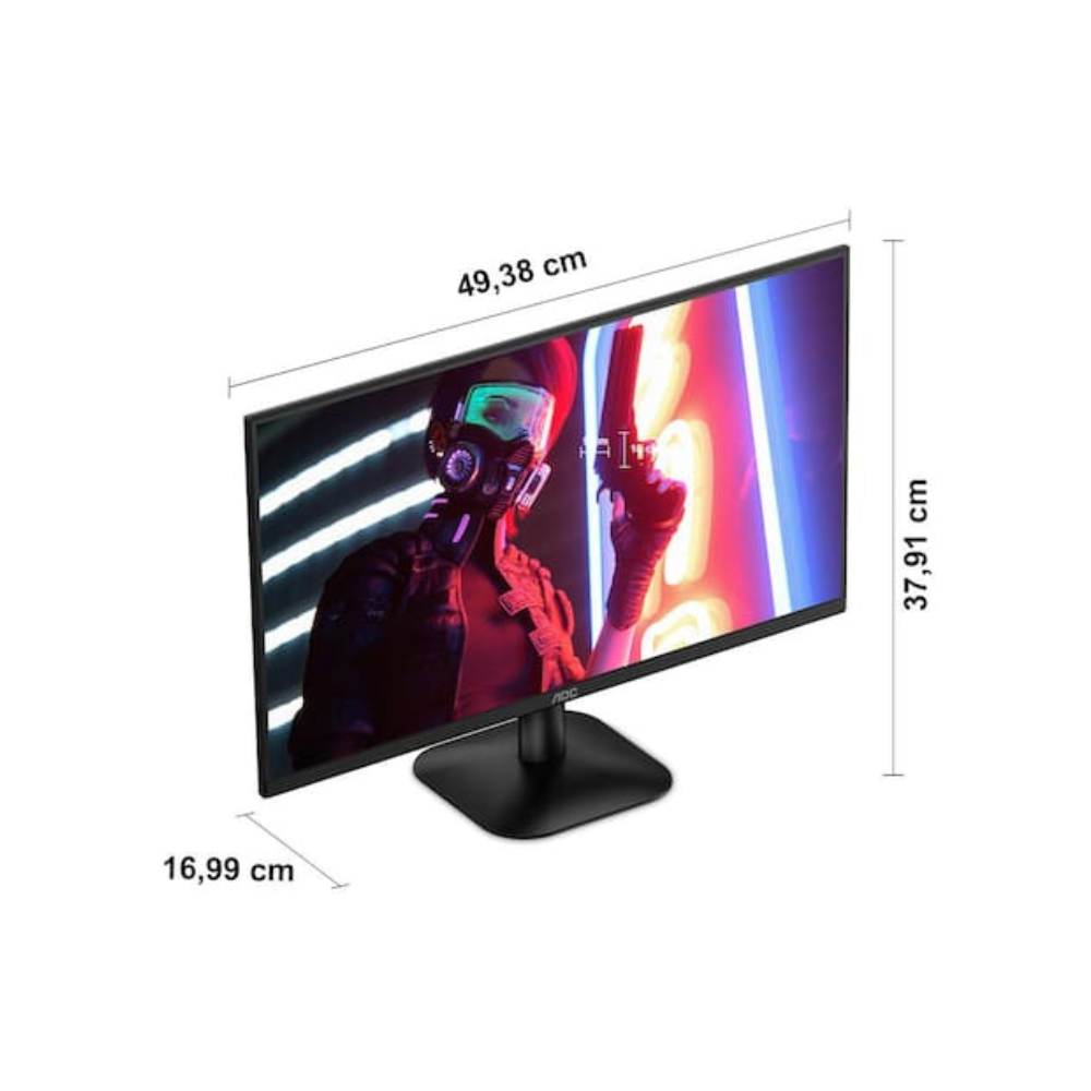 Monitor Gamer AOC 21,5” Full HD 100Hz 1ms Widescreen Preto - 22B35HM2 ...