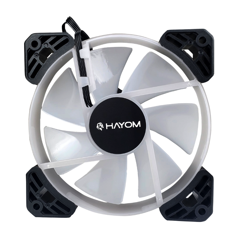 Kit 8 Fans Hayom Led RGB 120mm C/ Controladora - FC1306 - Level Prime