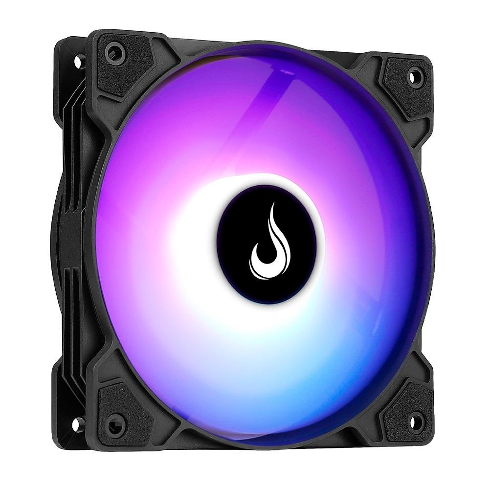 Kit 10 Fans Rise Mode X ARGB 120mm S/Controladora Preto - RM-XLD-ARGB ...
