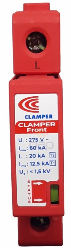 Dps 12,5/60kA 275V Front Classe I/II 016696 - CLAMPER - DAP Soluções ...
