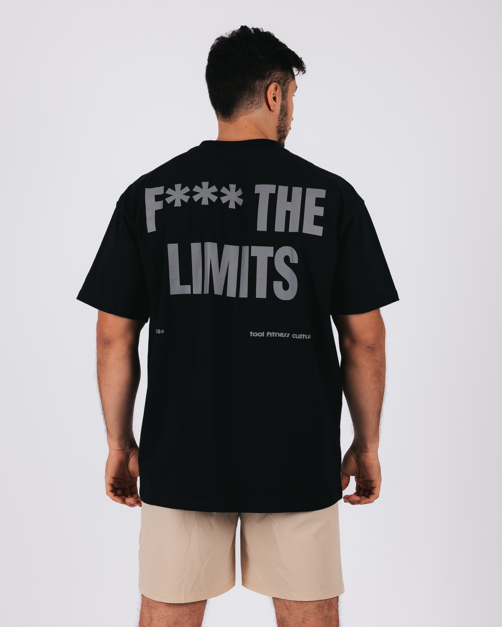 Camiseta Oversized - F*** the Limits - ToolFitness - Acessórios para Crossfit e LPO