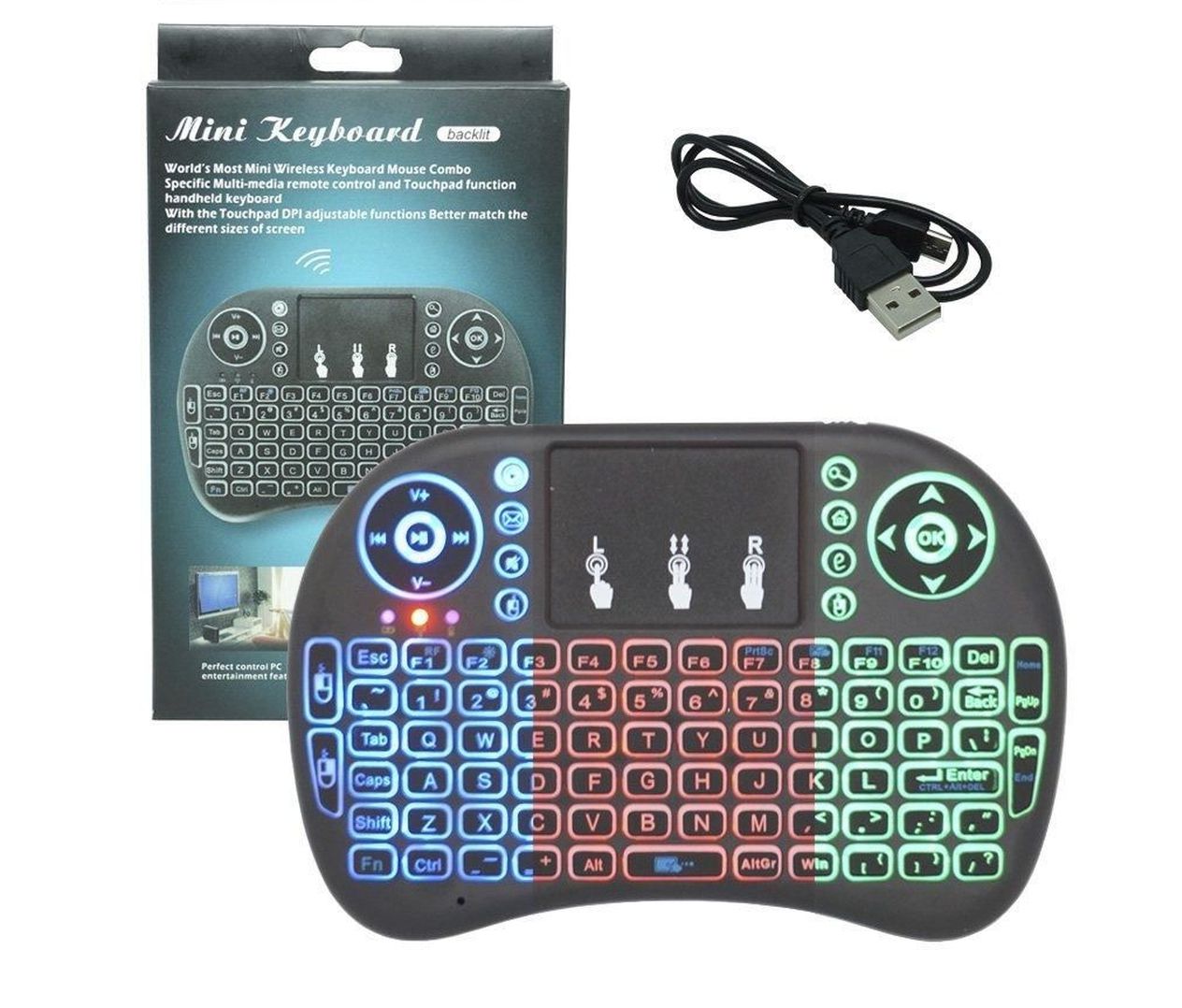 Mini Teclado Tv Box Controle Sem Fio Para Smart Tv Pc - Gyga Shop ...