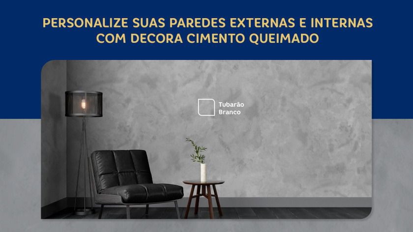 Decora Efeito Cimento Queimado Cor Tubarão Branco 4,8KG - Coral - Leste ...