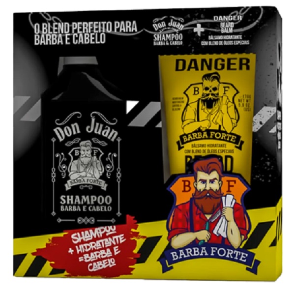 Coffret Barba Forte Don Forte Shampoo + Balm (2 produtos) - Emporio Parfum
