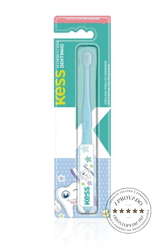 Dentinho Kess - Escova de Dente Infantil para os 1º Dentinhos - powerbuy