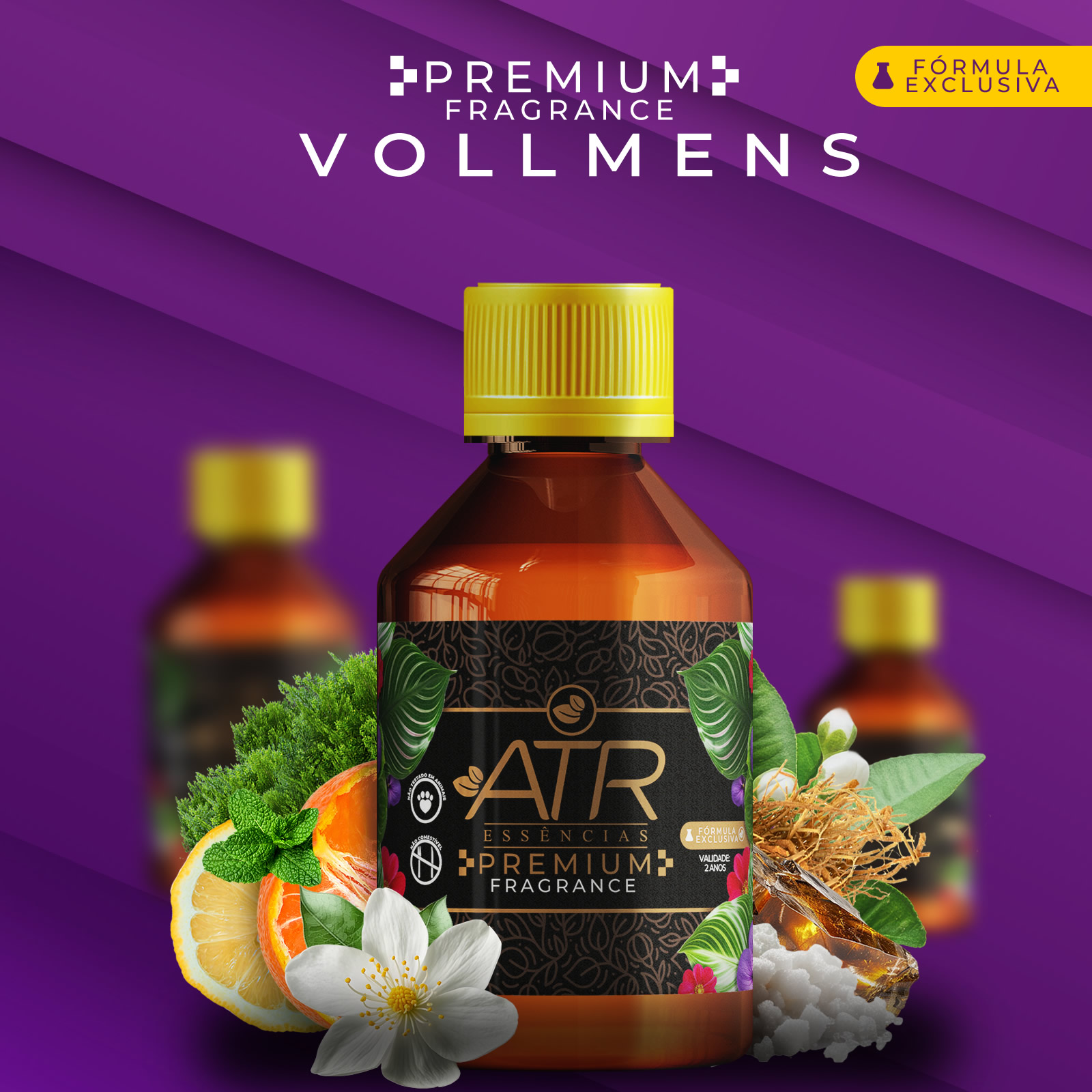 Essência Premium Flor de Laranjeira e Cipreste Linha Universal Vollmen ...