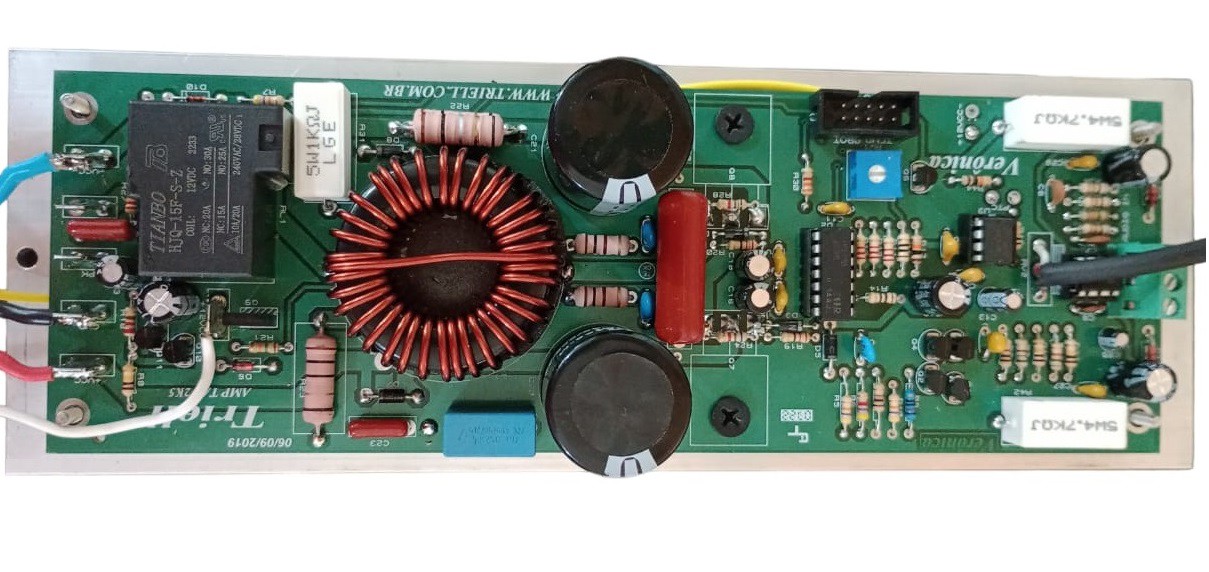 Amplificador De Audio Digital 2000 Rms Placa Montada - Triell Áudio System