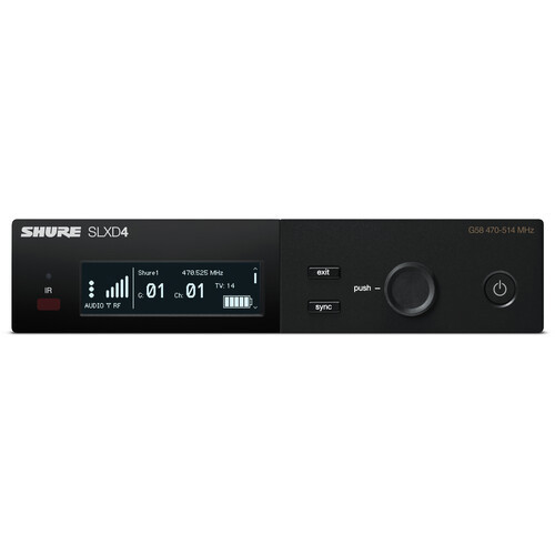 Sistema Sem Fio Shure SLXD14 (G58: 470 a 514 MHz) - Seegma Store | Os ...