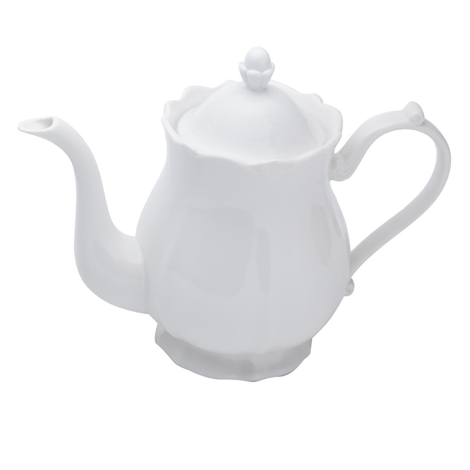 Jogo De Chá Bule Leiteira Açucareiro Porcelana 3 Peças Fancy Branco ...